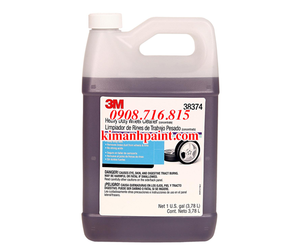 3M 38374 Chất tẩy ố kính Heavy Duty Wheel Cleaner